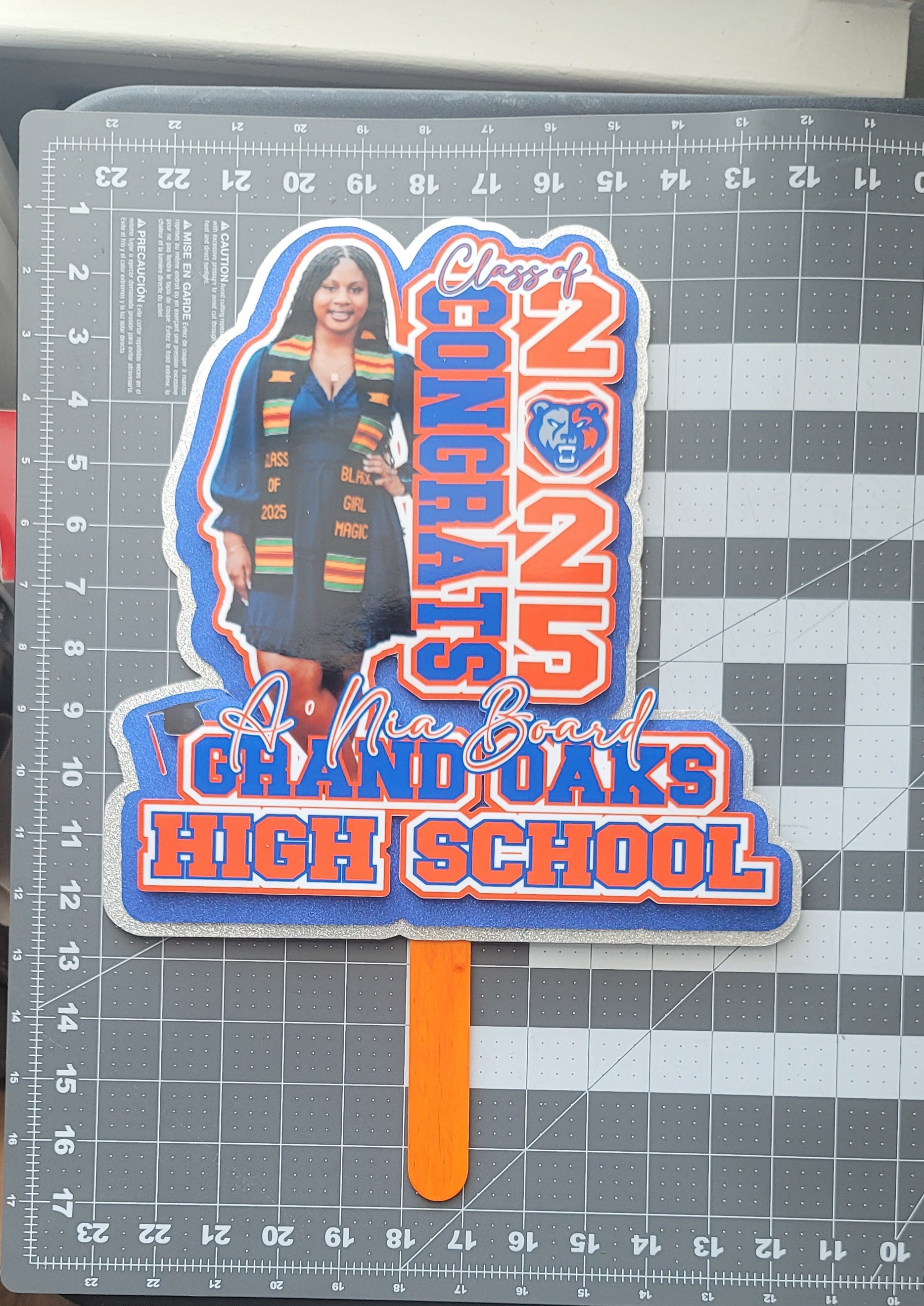 Custom 3D Grad/Memorial Fans | Da'Lex Custom Prints